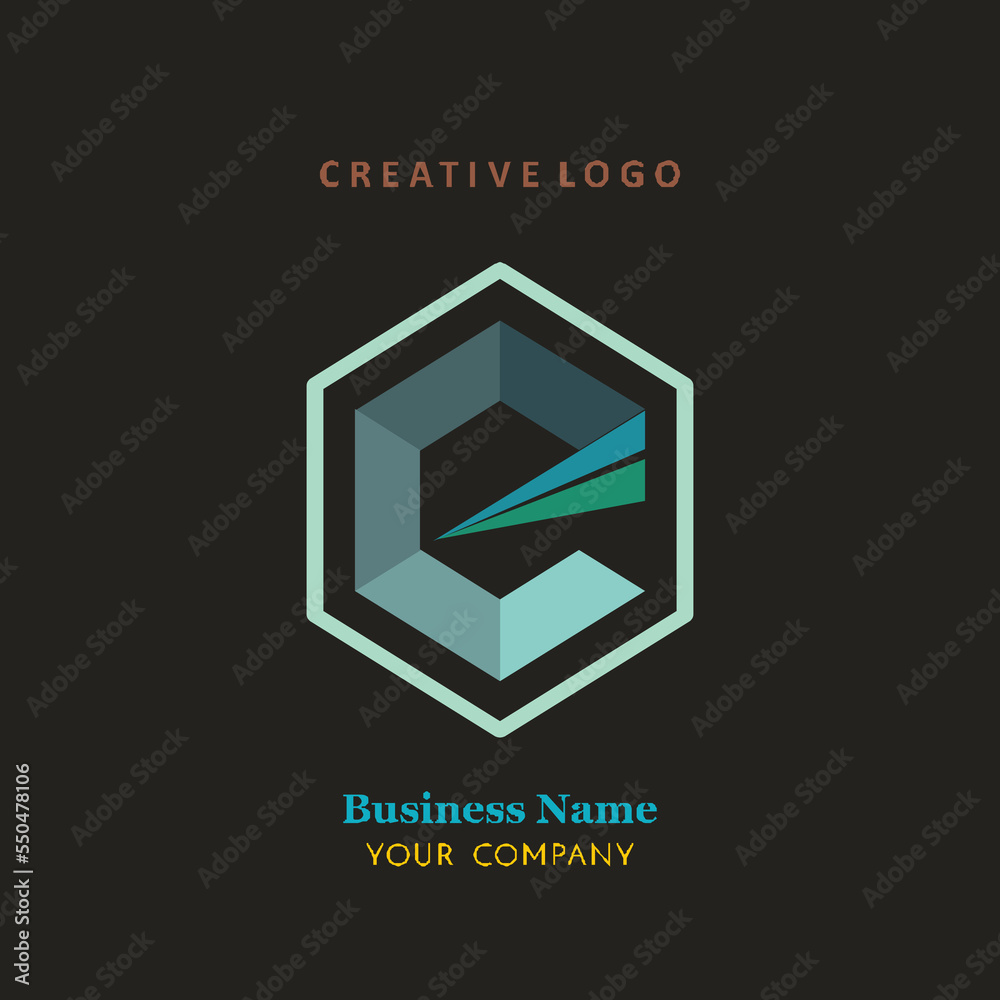 E lettering, perfect for company logos, offices, campuses, schools ...