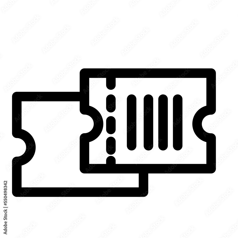 Bar Code Barcode Ticket Eticket vector de Stock | Adobe Stock
