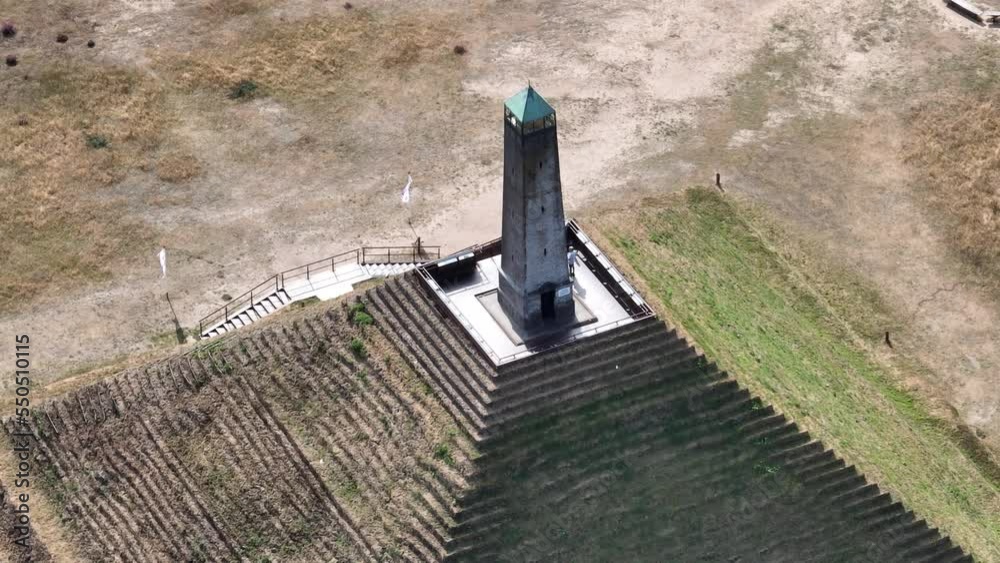 The Pyramid of Austerlitz, 36 metre high pyramid. Built in 1804 by ...