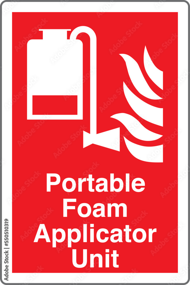 Safety warning signs fire equipment and fire action signs with text ...