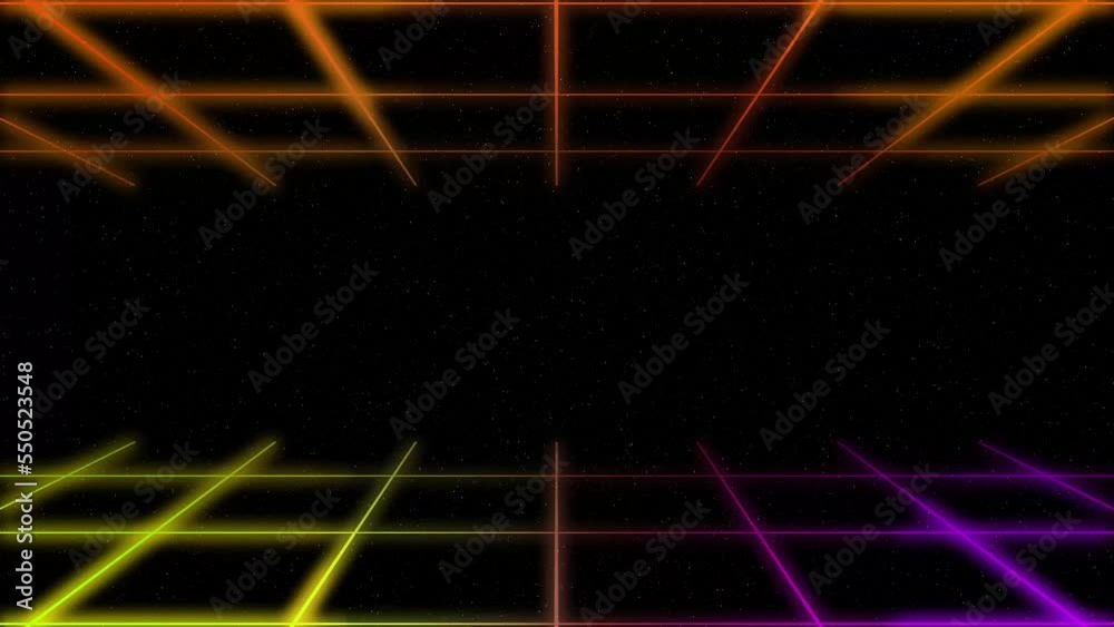 background or frame animated grid gradient color moving as a futuristic ...