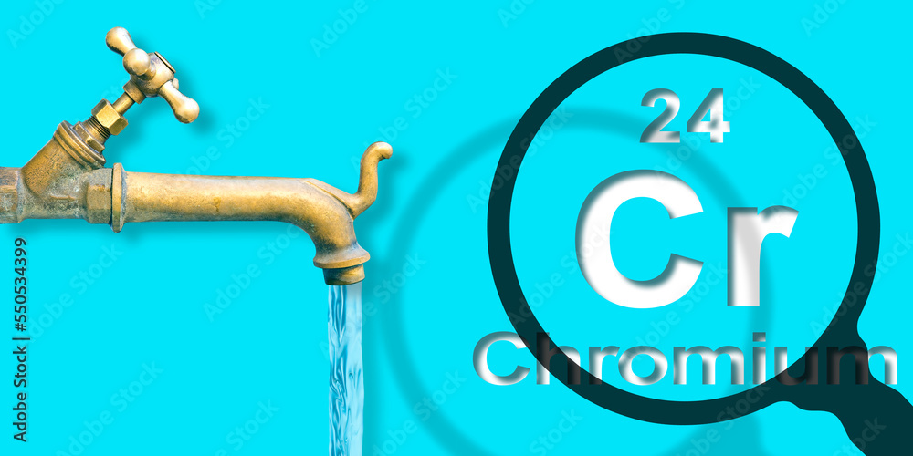 Presence of Chromium in drinking water - concept with the Mendeleev ...