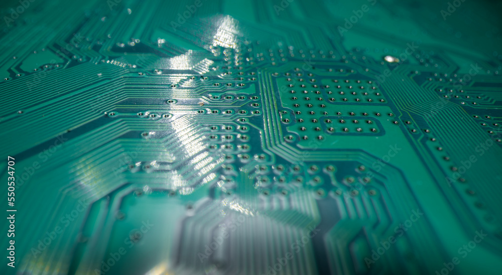 Semiconductors chip. Technology background. High tech electronic ...