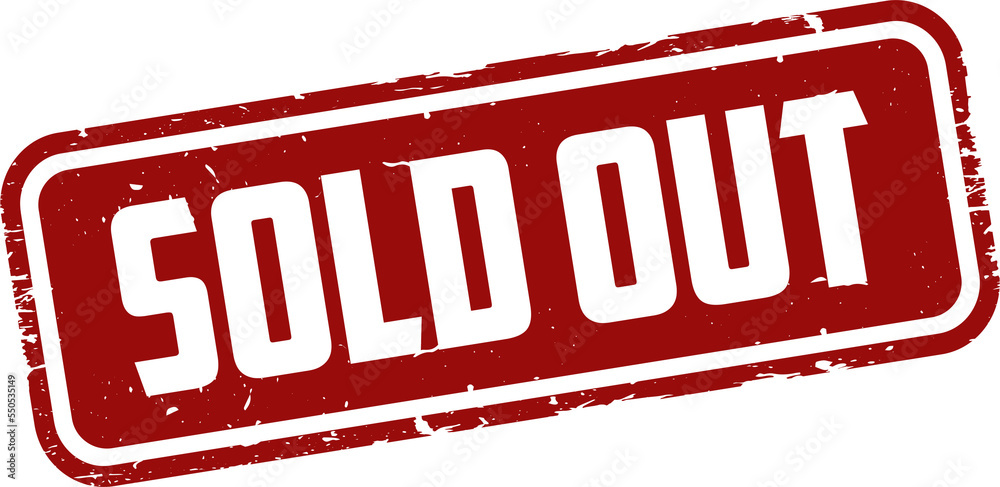 Sold out stamp, round grunge vintage sold out sign Stock Illustration ...