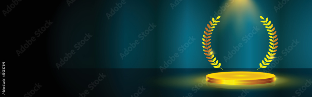 1st position golden template for competition, position, award, place ...