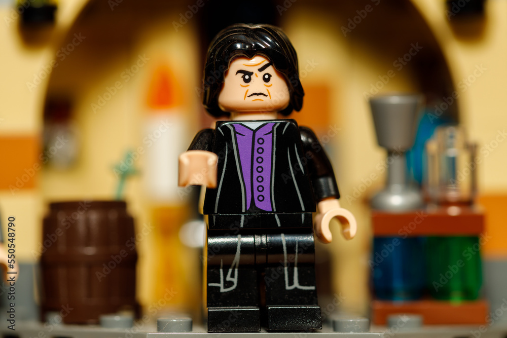 Russia Vyborg 11.11.2022 LEGO SEVERUS SNAPE toy figure from Harry ...