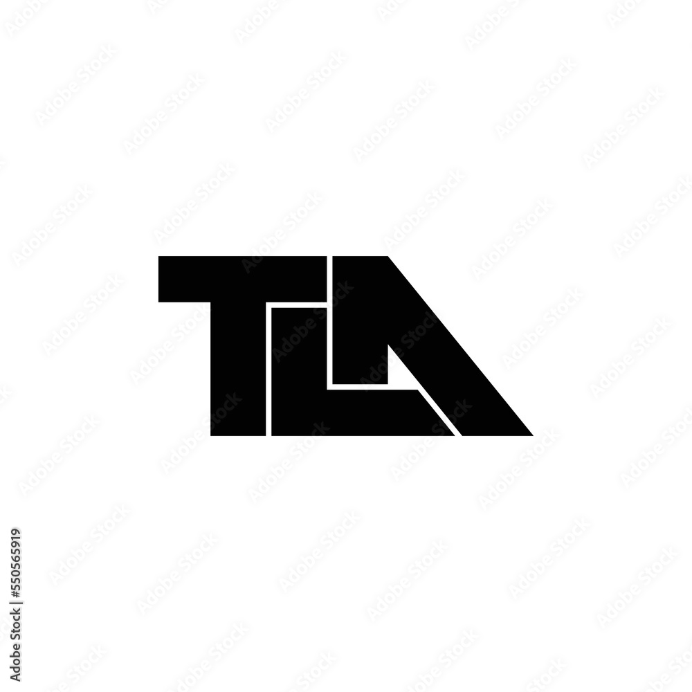 TLA letter monogram logo design vector Stock Vector | Adobe Stock