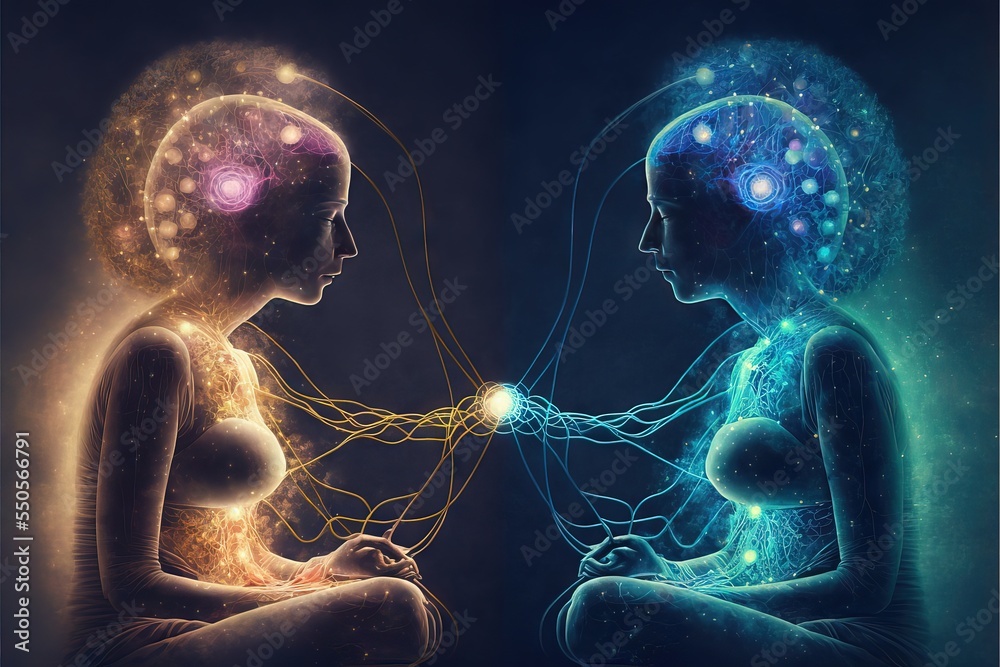 Spiritual Connection Between Two Persons, with electromagnetic ... Spiritual Connection Between Two Persons, with electromagnetic ...