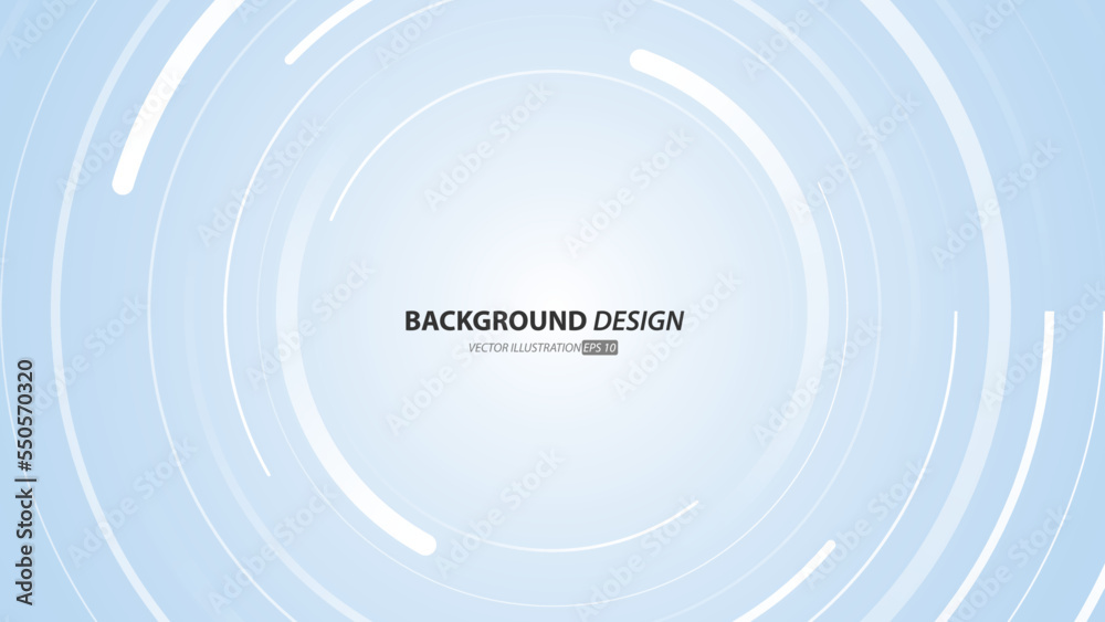 Abstract white and blue gradient color background, with diagonal circle ...