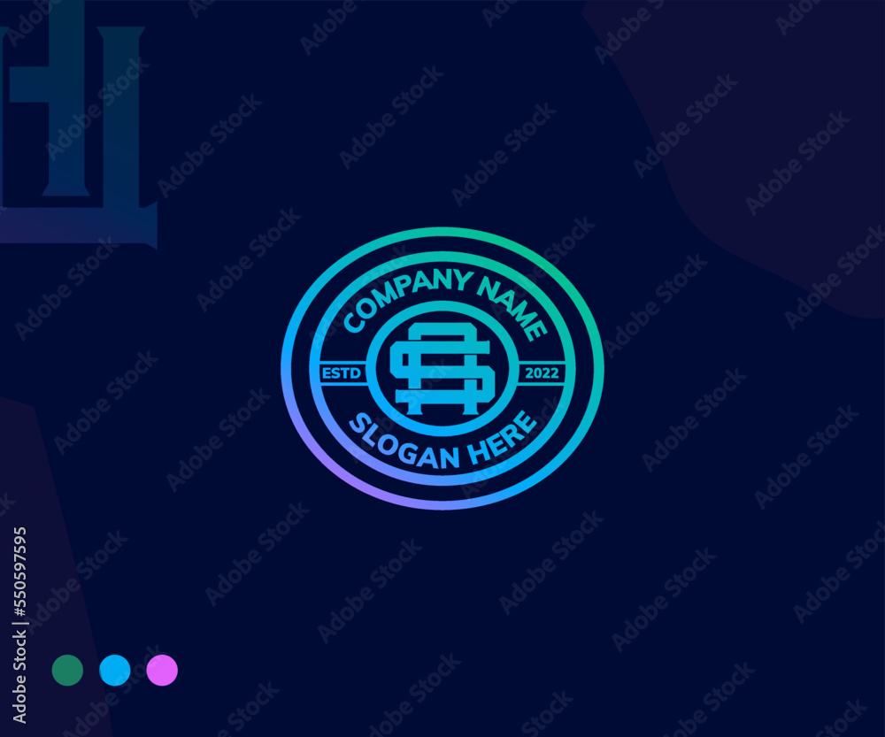 AS letter design for logo and icon.AS monogram logo.vector illustration ...