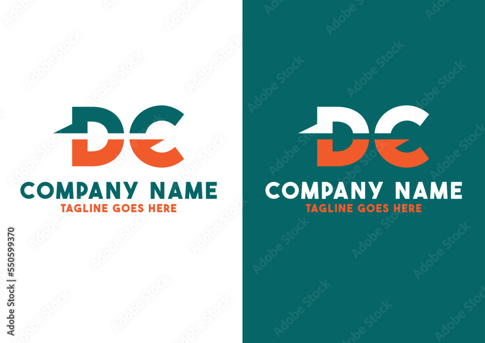 Letter DC logo design vector template, DC logo Stock Vector | Adobe Stock