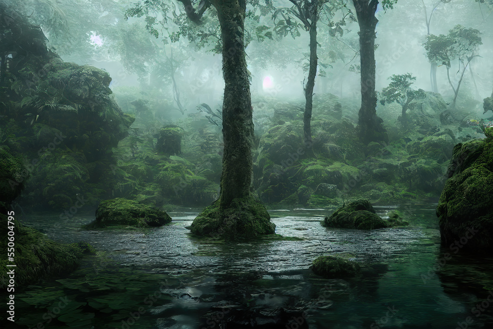 nature background Stock Illustration | Adobe Stock