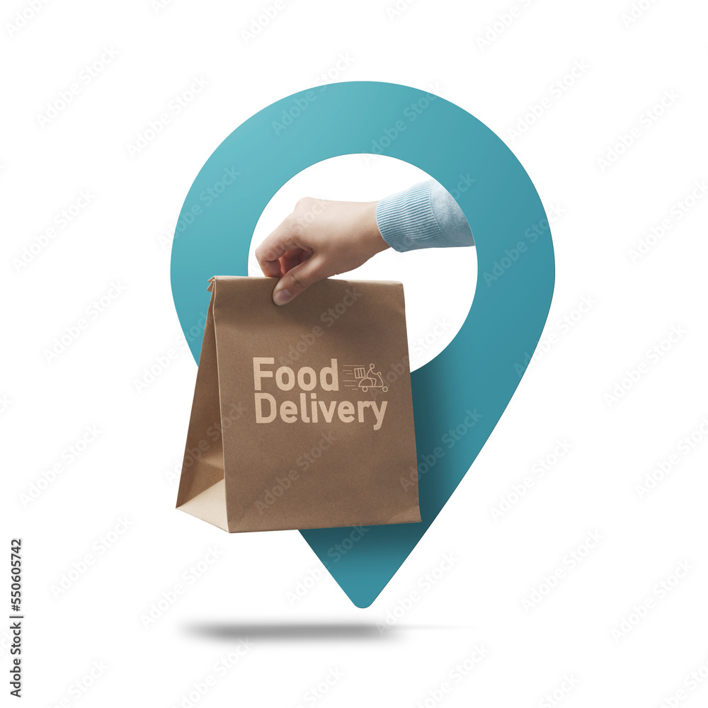 PNG file no background Food delivery at home service Stock Photo ...