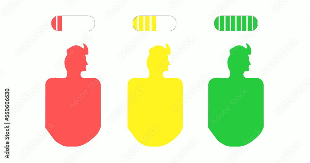 baterry as a symbol of human life . when a person is exhausted the ...