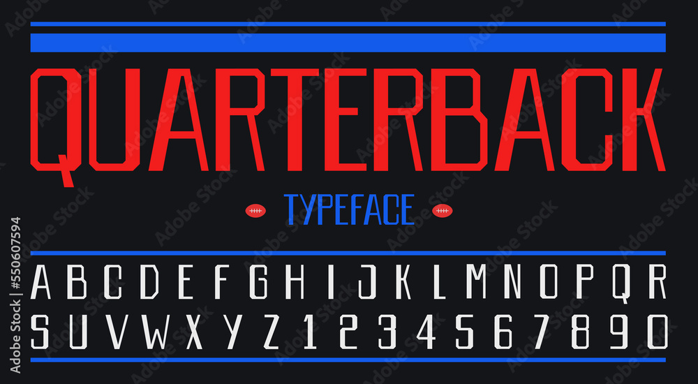 Abstract Sport font alphabet. Minimal modern urban fonts for logo ...