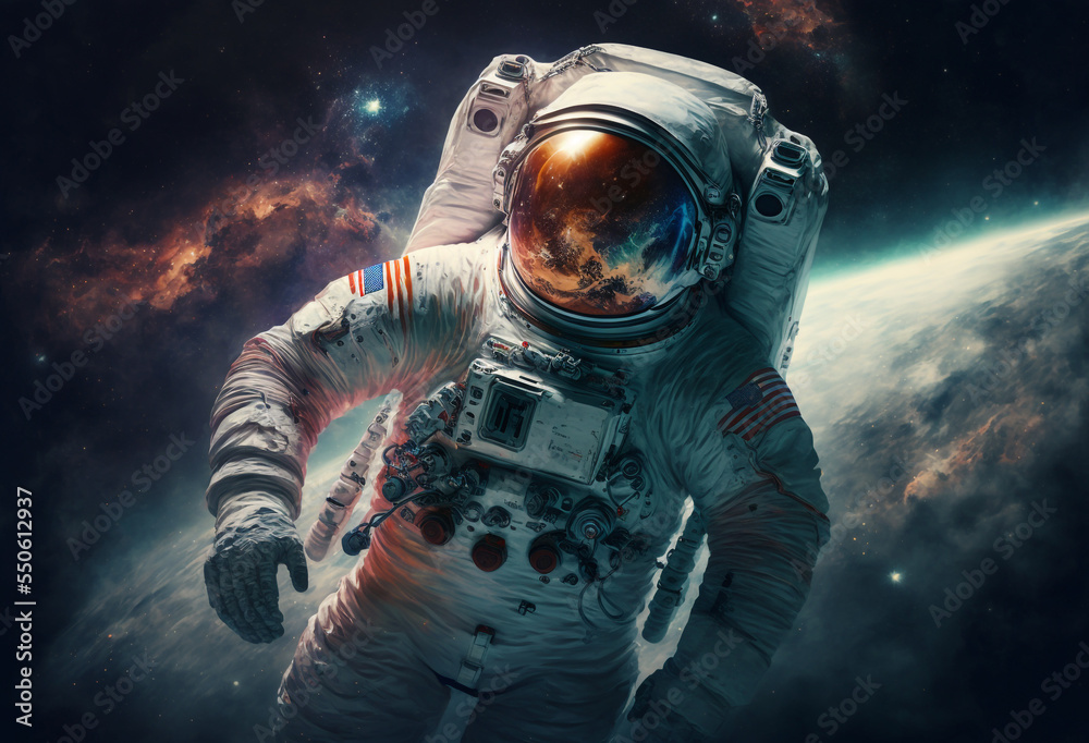 Astronaut In Space Alone