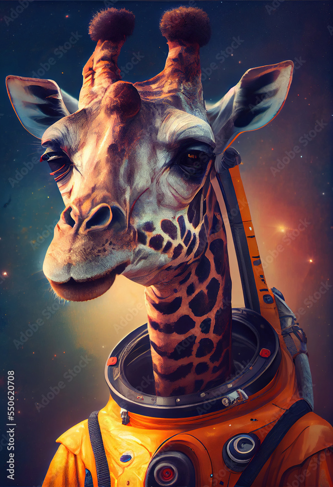 Giraffe Astronaut