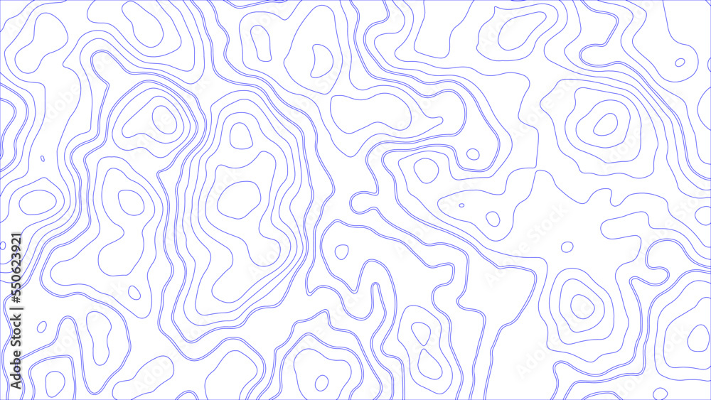 Abstract pattern topographic map background. Line topography map ...