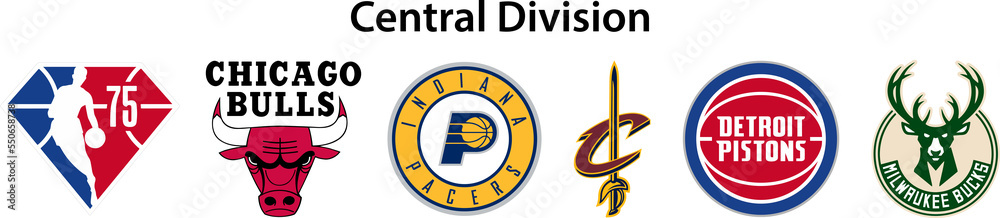 Basketball teams. Logo 2021-2022. Eastern Conference. Central Division ...