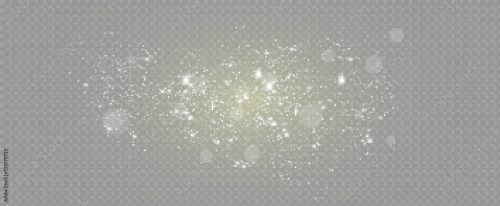 Abstract sparkling shiny texture. Shiny particle effect. Golden ...