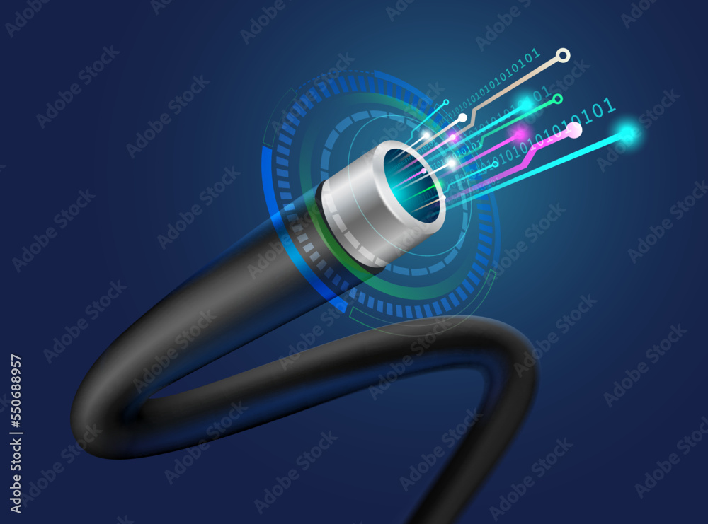 Digital fiber optic cable Innovative high-speed cable increases the ...