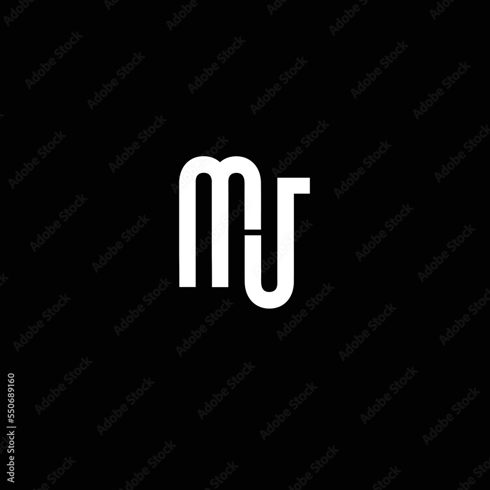 MJ MJ Logo Design, Creative Minimal Letter MJ MJ Monogram Stock Vector ...