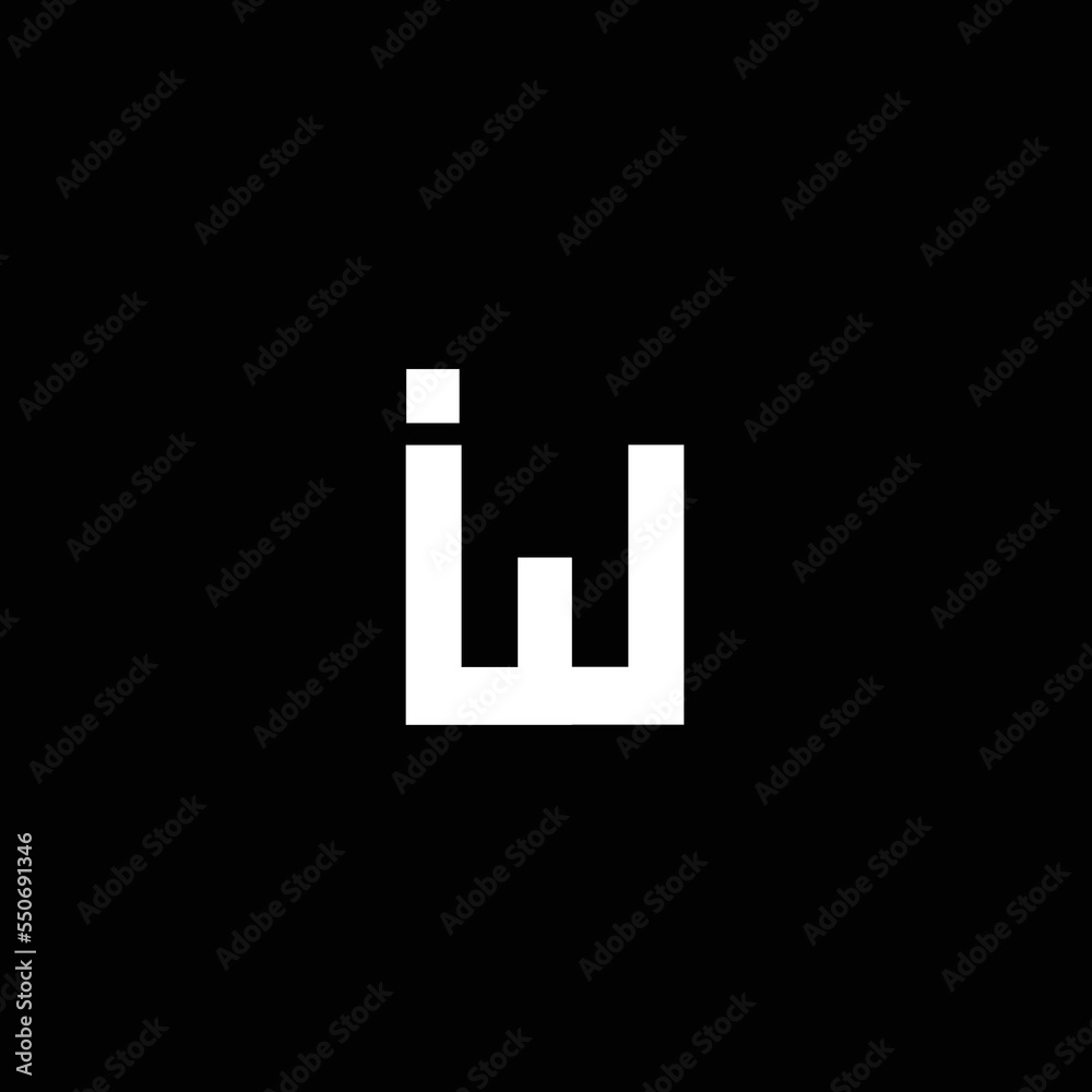 IW IW Logo Design, Creative Minimal Letter IW IW Monogram Stock Vector ... IW IW Logo Design, Creative Minimal Letter IW IW Monogram Stock Vector ...