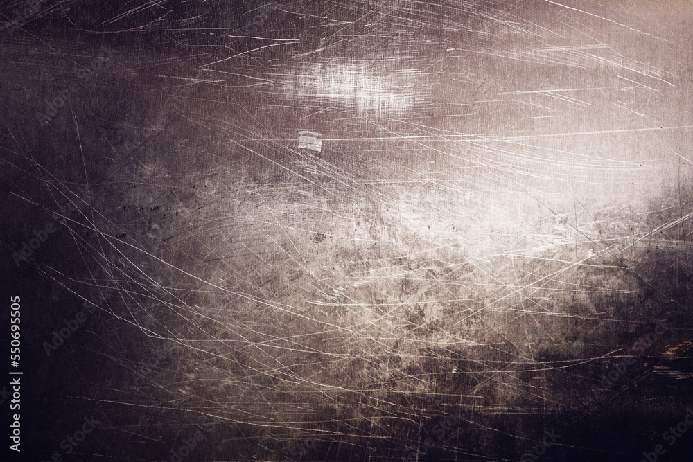 Detailed structure of scratched metal background modern dark dirty ...