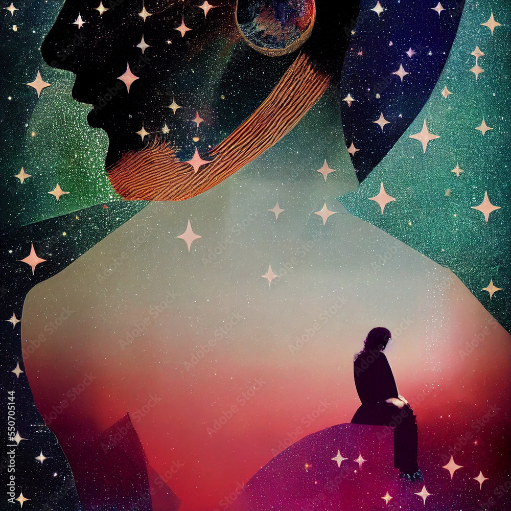 Contemplating the compexity of the universe, transported by reading ...