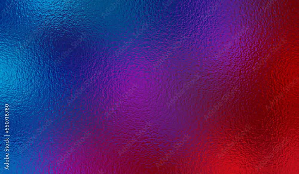 Blue red color background. Bright gradient with foil effect. Neon ...