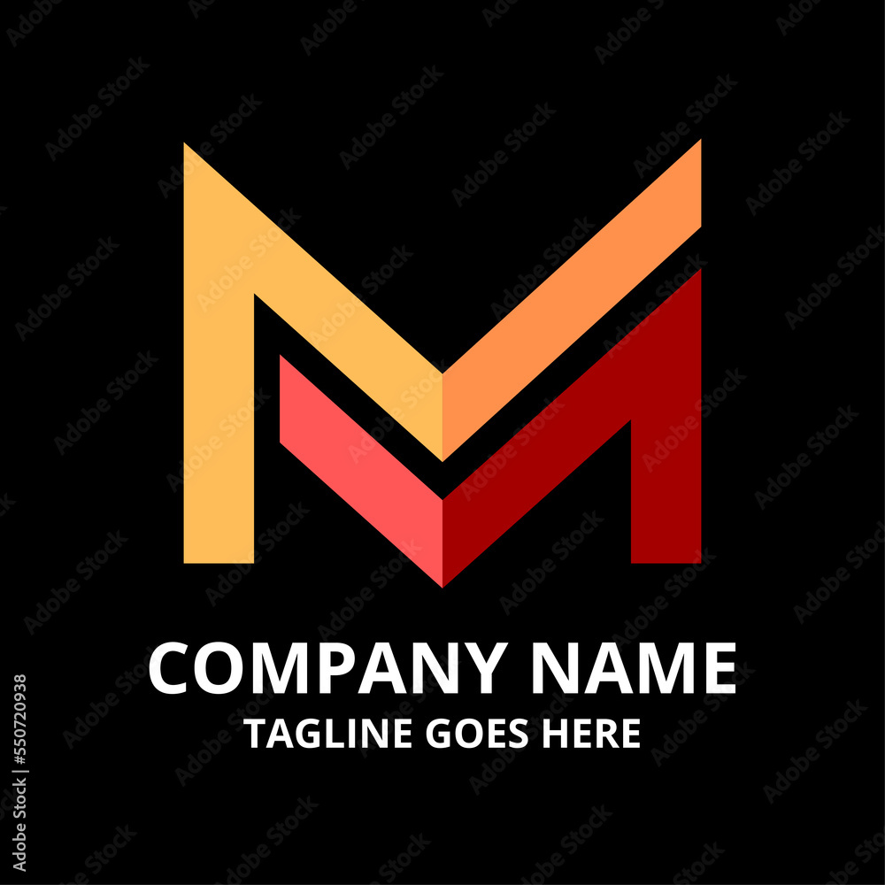Double MM logos, Letter MM Logo, MM Logo, M Logo template, Simple ...