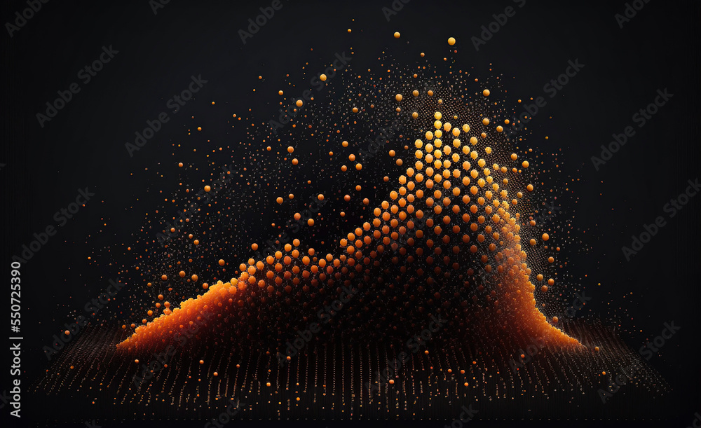 Lovely dust particles flowing, abstract art. Abstract overlay texture ...