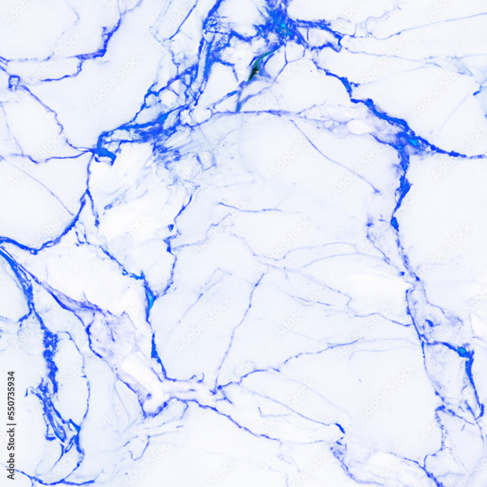 Blue veins on white marble wallpaper illustration Stock Illustration ...