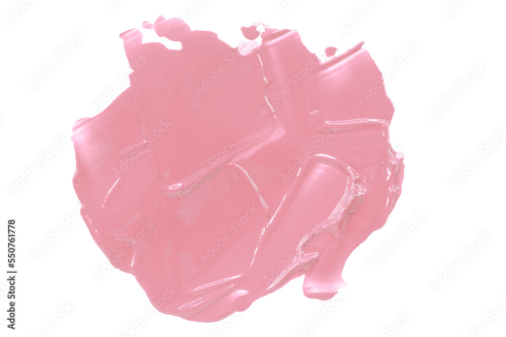 Shiny pink brush isolated on transparent background. pink watercolor ...