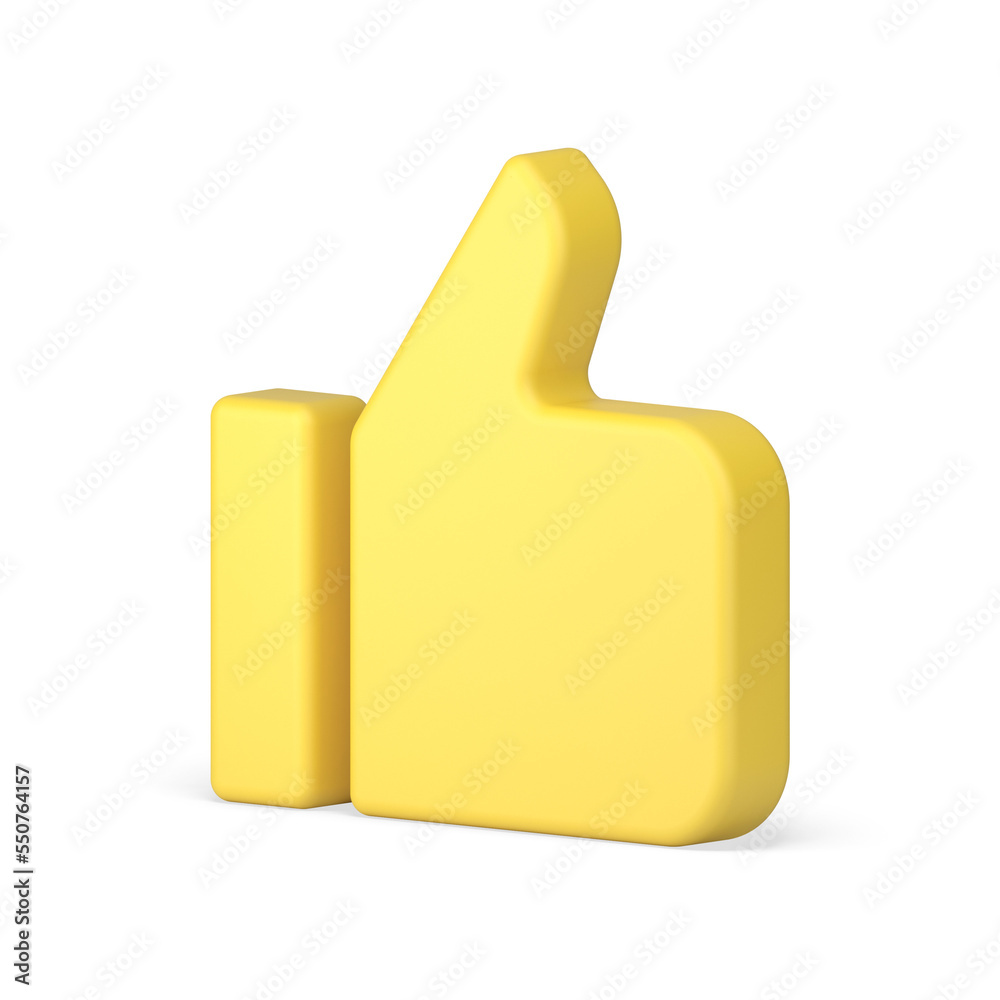 Yellow thumb up cool like approved gesture internet emoticon social ...