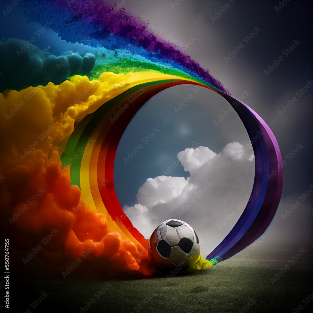 World Cup celebration of Soccer and Football, goal scoring, winning ...