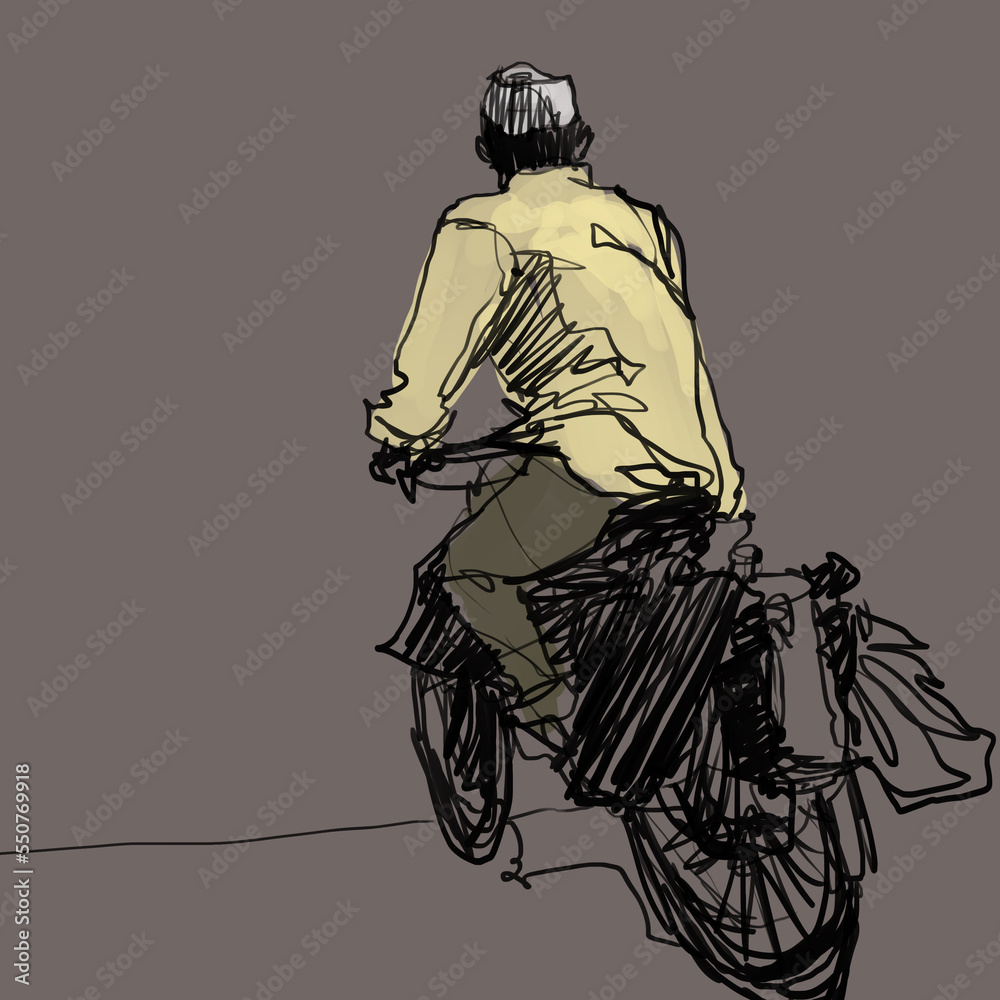 Mumbai Maharashtra dabbawalla artwork illustration Stock Illustration ...
