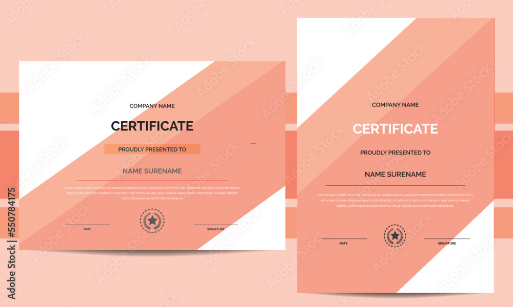 Modern and Creative experience letter template vector design Stock ...