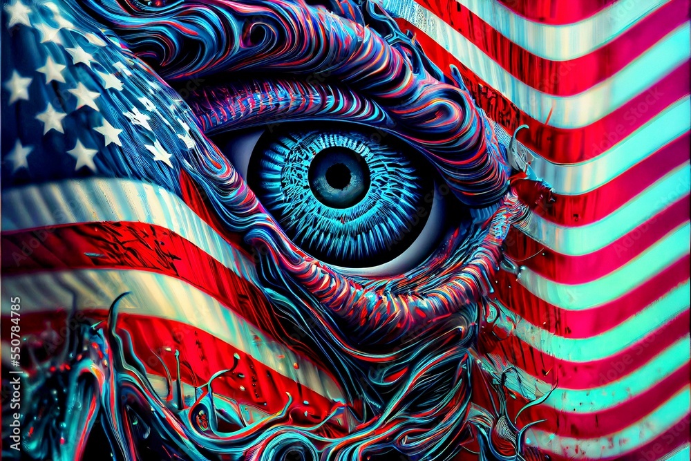 Midjourney render of abstract art wallpaper Stock Illustration | Adobe ...