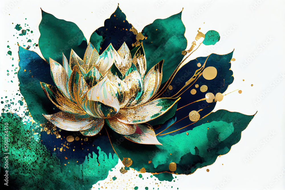 lotus marble texture with abstract green, white, glitter and gold ...