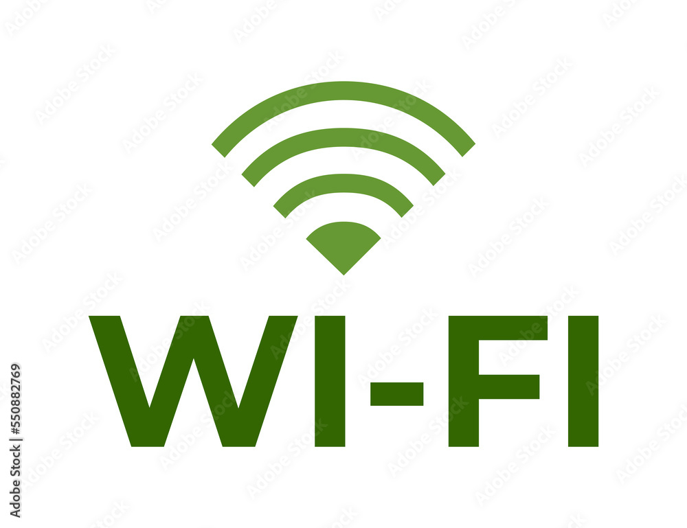 wi-fi icon. High speed wifi or wireless network logo. Mobile Internet ...