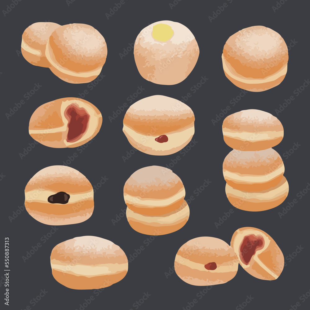 Bombolone or bomboloni is an Italian filled donut and snack food. Hand ...