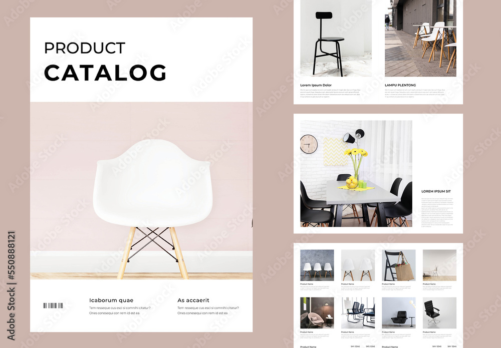 Product Catalog Brochure Stock Template | Adobe Stock
