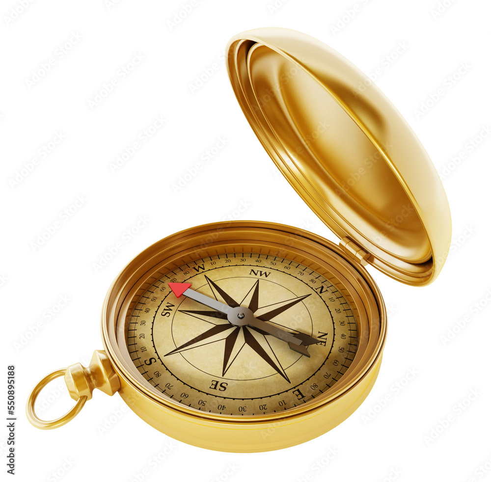 Vintage compass on transparent background Stock Illustration | Adobe Stock