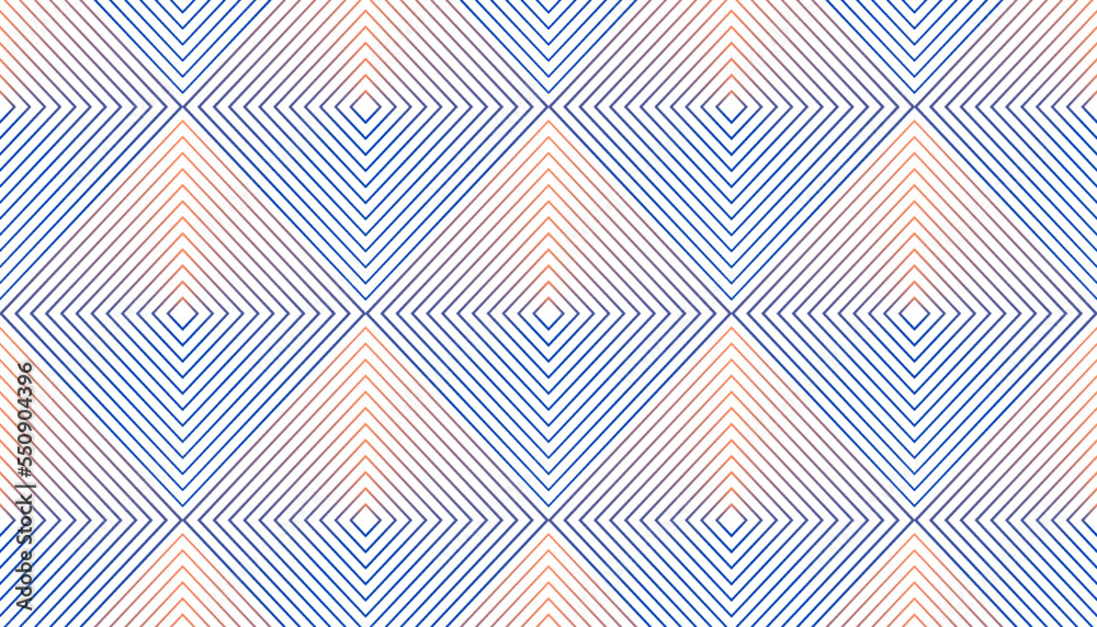 Abstract glow square background with stripes. Minimal monochrome stripe ...