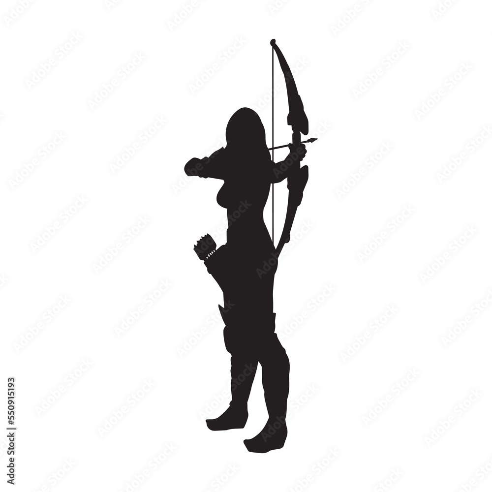 Archery Silhouette Female