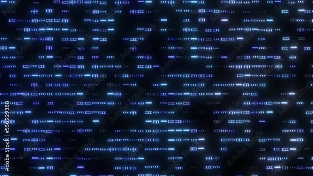 Computer Data Transfer High Tech Background. Big Data Flow Futuristic ...