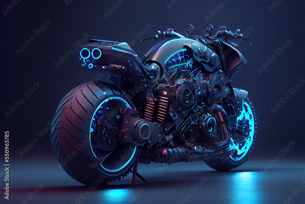 motorbike, futuristic, concept design, alien, motorcycle Stock ...
