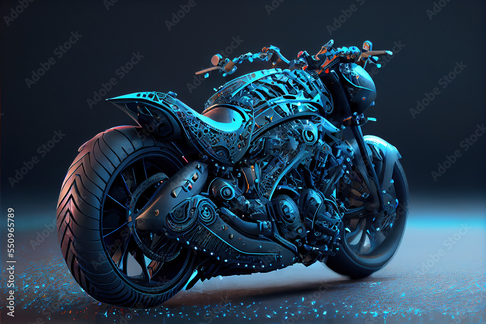 motorbike, futuristic, concept design, alien, motorcycle Stock ...