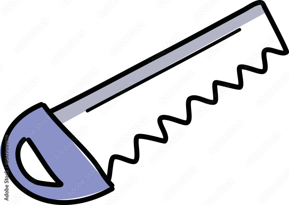 saw blade cartoon doodle kawaii anime coloring page cute illustration ...